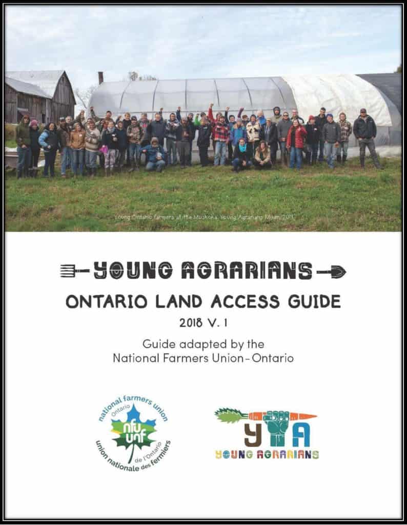 YA Ontario Land Access Guide | National Farmers Union