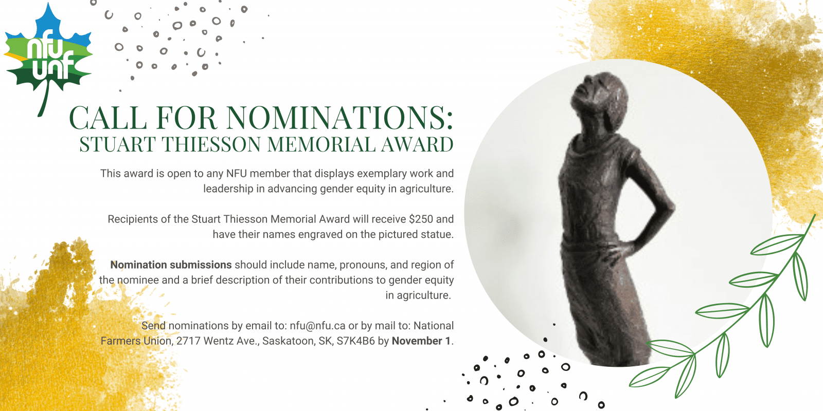 Stuart Thiesson Memorial Award: Gender Equity Champion | National ...