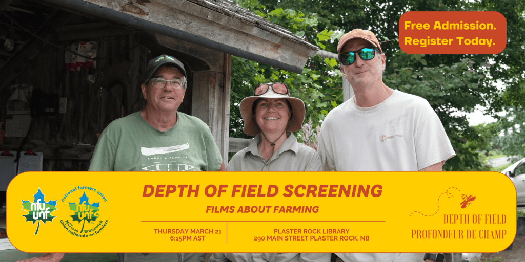 Depth of Field Film Screening (Plaster Rock, NB)